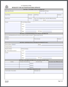 DS 4194 Form – Apostille Services